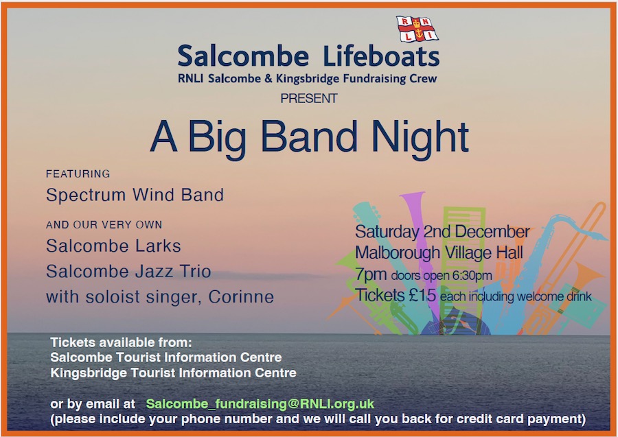 A Big Band Night – Salcombe Lifeboat RNLI